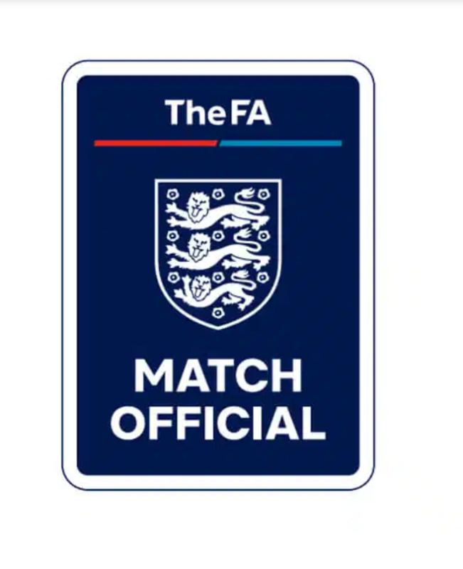 Referee Badge – The FA and County FA – Iron on Yourself – RefsTech